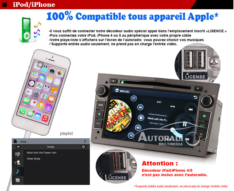 Autoradio Multimédia Pour Opel
