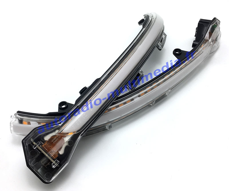 Clignotant LED Dynamique, Defilant pour volkswagen (Blanc)