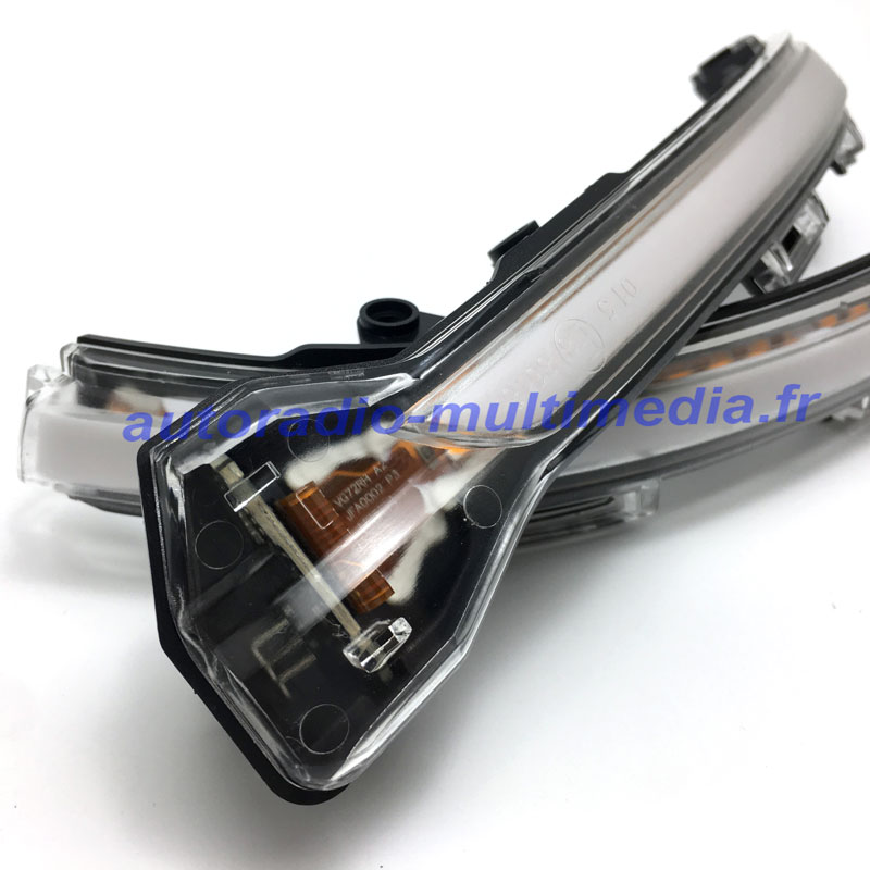 Clignotant LED Dynamique, Defilant pour volkswagen (Blanc)